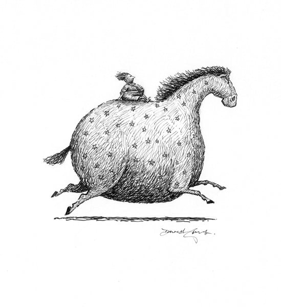 Flying Whale Gallery David Elliot Art - Star Pony and Rider – The ...
